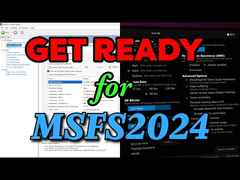 Optimized VR Settings for MSFS 2020 & 2024: Nvidia & Virtual Desktop Tips!