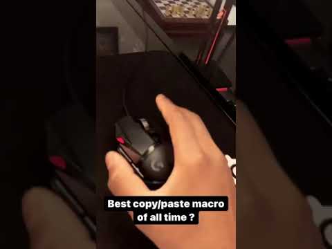 Best Logitech G502 Macro Copy/Paste Macro Function !!!!