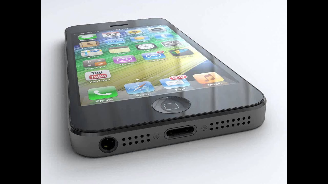 Apple iPhone 5 3D model from CGTrader.com