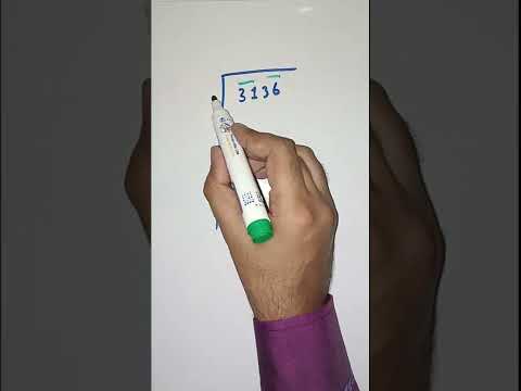 Square root | how to find square root of any number by division method | Math tricks | #Shorts 1080p