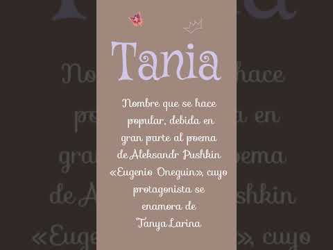 Tania nombress