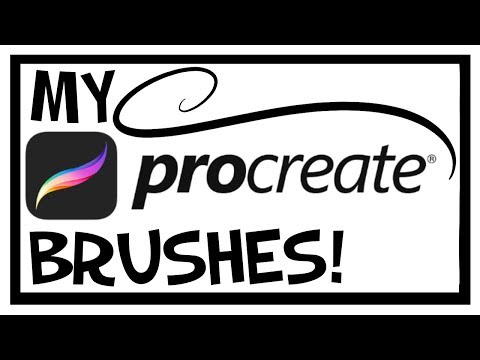 "What Brush Do You Use?" My 1st Procreate Brush Pack!