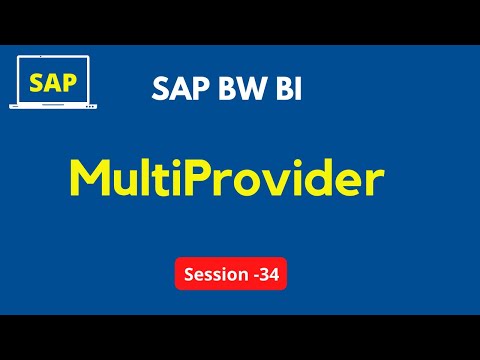 What is a MultiProvider in SAP BW | Create SAP Multiprovider Transaction Tables & TCodes