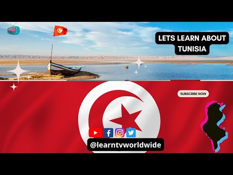 How to draw Tunisia map | How to colour Tunisia flag | Tunisian Artwork