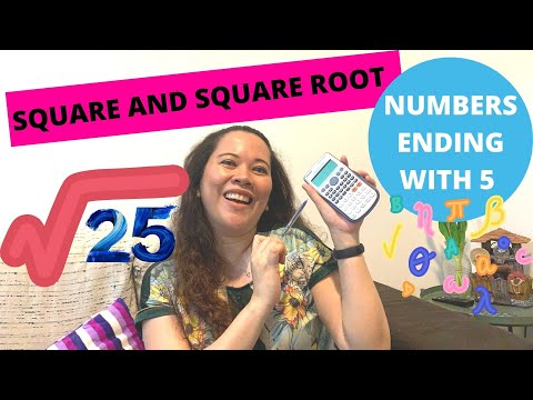 Math Easy Series Ep.6: SQUARE AND SQUARE ROOTS OF NUMBERS ENDING WITH 5