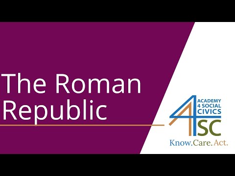 The Roman Republic: Separation of Powers - History of Global Democracies Series | Academy 4 Soci...