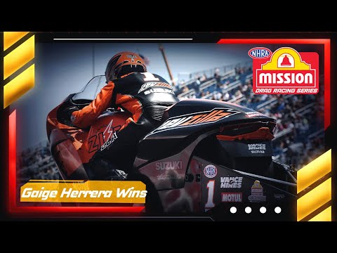 Gaige Herrera ties Dave Schultz for most consecutive Pro Stock Motorcycle wins