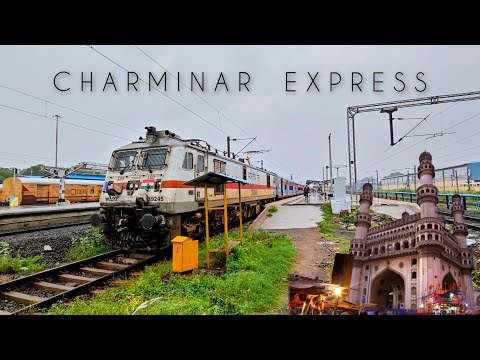 CHARMINAR EXPRESS FULL JOURNEY COMPILATION | TAMBARAM - SECUNDERABAD JN | INDIAN RAILWAYS |