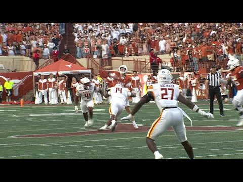Arch Manning throws his first-career interception with the Texas Longhorns | ESPN College Football