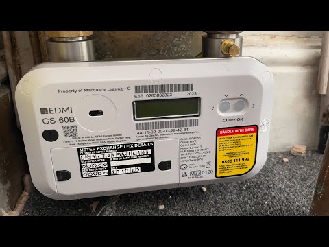 How to get a meter reading on a EDMI GS-60B