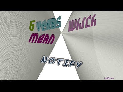 notify - 6 verbs synonym of notify (sentence examples)