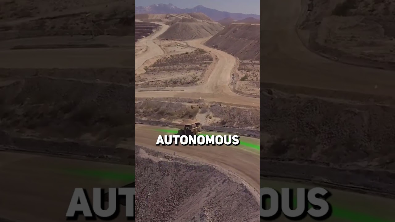 This Mine has 34 Self Driving Mining Trucks
