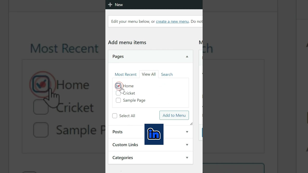 How to Create Menu Quickly in WordPress