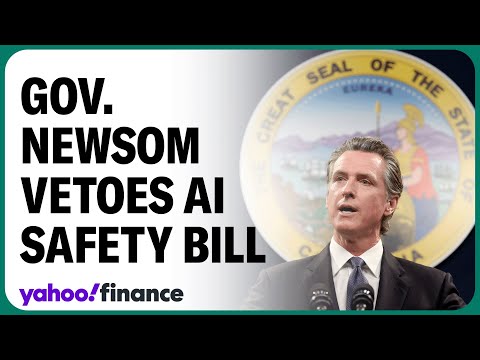 California Governor Gavin Newsom vetoes AI safety bill