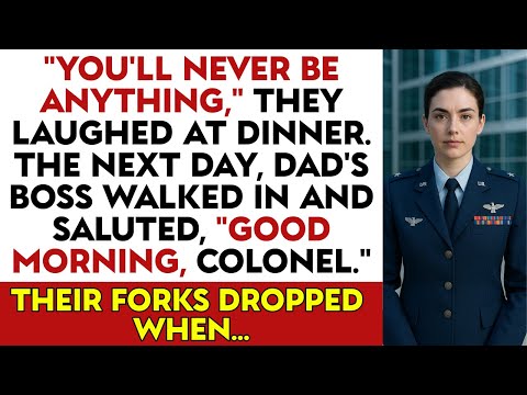 At Family Dinner They Said I Was Nothing—Then Dad's Boss Called Me "Ma'am"