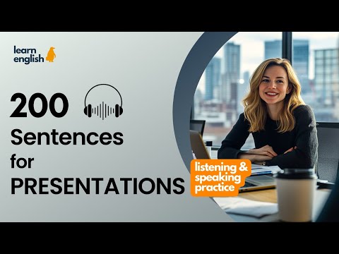 200 Essential Sentences for Presentations | Improve Your English Listening Speaking and Vocabulary
