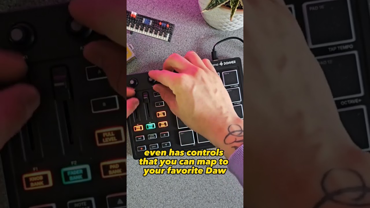 Midi Pad for every studio, small and affordable #beats #musicproductiontips #producer  #studio