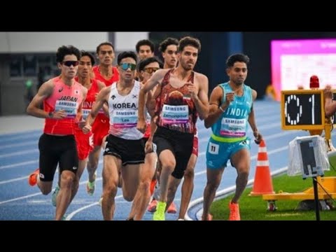 Asian Athletics Championships | Gumi south korea | men's 1500m final | #YoonusShah