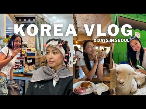 KOREA VLOG | SEOUL FOOD, BEAUTY & CUTE ANIMALS (part 1)