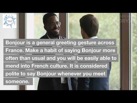 How to use BONJOUR in French!