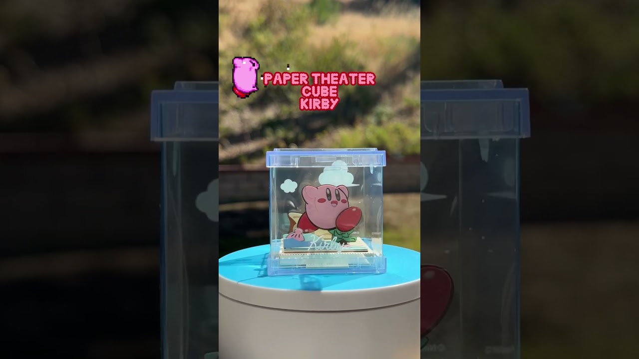 PAPER THEATER CUBE STYLE ~ KIRBY #papertheater #papercraft #nintendo #kirby #カービィ #puzzle #toys