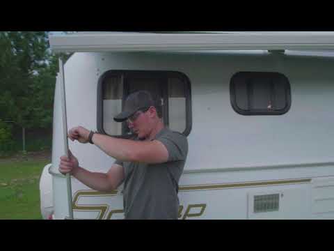 How To Extend the Awning On Your Scamp Trailer
