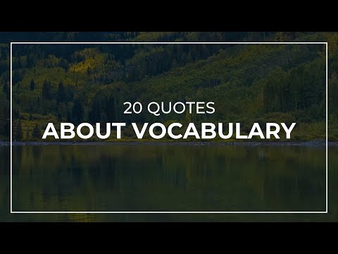 20 Quotes about Vocabulary | Quotes for You | Soul Quotes