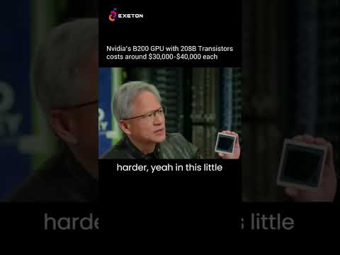 Nvidia's B200 GPU @NVIDIA