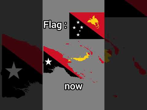 Evolution of Papua New Guinea π΅π¬ πΏ #flags #country #meme #historical #history #map #geography