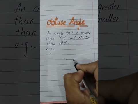 Obtuse Angle #obtuseangle #viral #shorts #trending #shortsvideo #short #maths