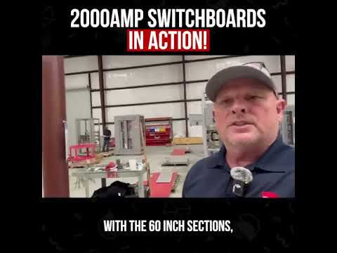 2000 Amp Electrical Switchboard Custom Manufacturing