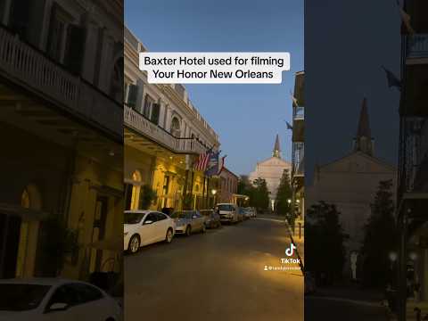 Baxter Hotel used for filming Your Honor New Orleans #yourhonor #baxter #bourbon #bryancranston