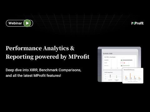 MProfit Webinar | Performance Analytics & Reporting