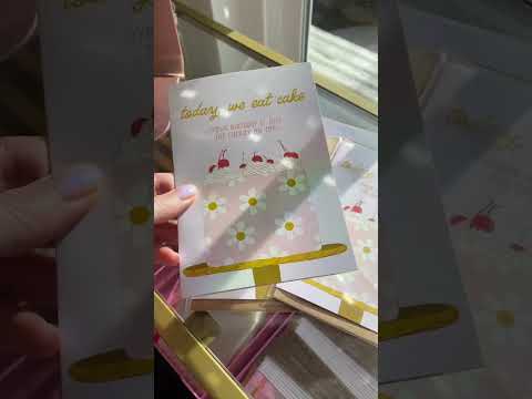 Custom Greeting Cards created by @kachdesignstudio , printed by us! The perfect🍒 on top.