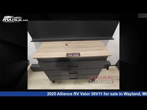Amazing 2025 Alliance RV Valor 36V11 Toy Hauler RV For Sale in Wayland, MI | RVUSA.com