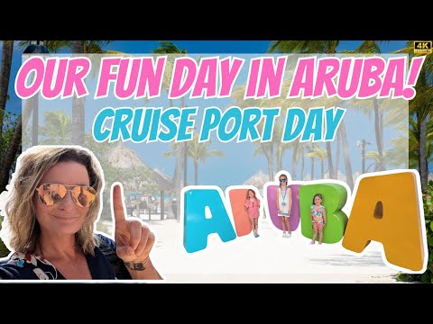 Our Day in Aruba | Taking the Bus Arashi Beach De Palm pier and Eagle beach |Cruise Port Day Vlog! 🌊