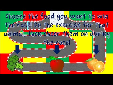 Go, Slow, Whoa Foods Race - PE Warm Up