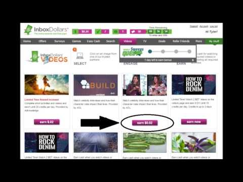 Earn cash for opening emails and videos!!! (Inboxdollars review)