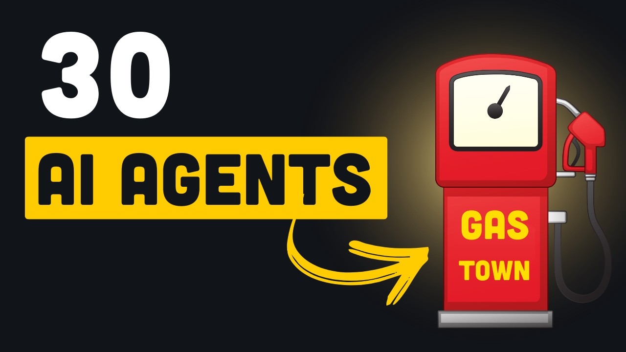 I Let 30 AI Agents Loose in My Repo (Gas Town)