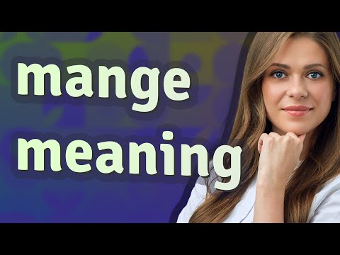 Mange | meaning of Mange
