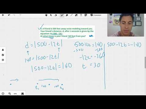 Absolute Value Word Problems - Solving - with Tom
