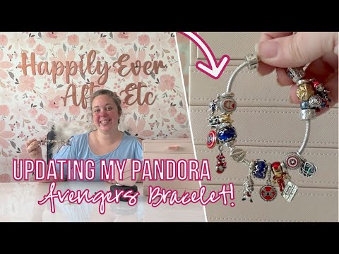 Updating my Pandora Avengers Bracelet: Captain America, Scarlet Witch, Captain Marvel, Loki Iron Man