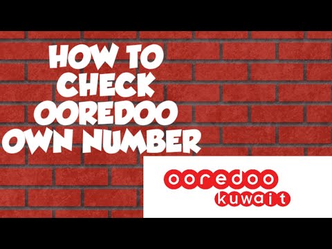 HOWTO CHECK OWN SIM NUMBER IN OOREDOO
