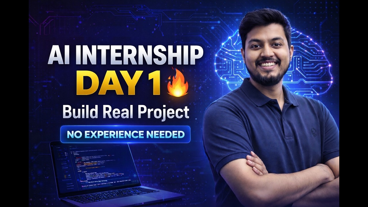 🚀 Day 1 AI Internship | Web Scraping + Real Project | Crafting Brain Live Session