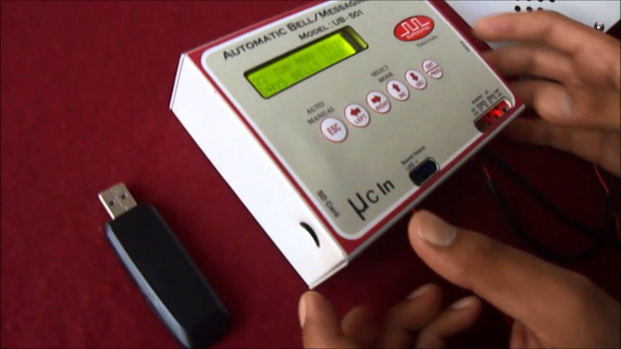 Automatic Bell / Messaging System Model : UB-501