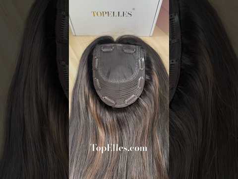 SILK WEFTED TOPPER–FULL COVERAGE, NATURAL LOOK! The ultimate solution for a flawless hairline! #hair