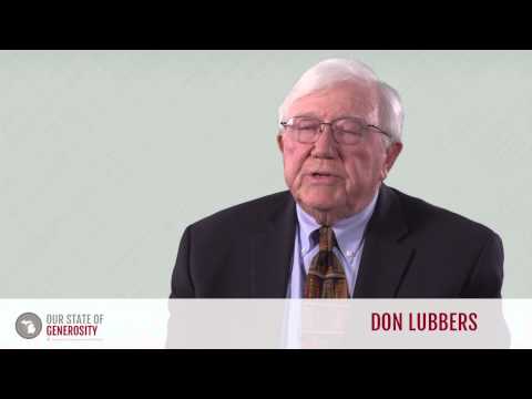 Don Lubbers - The Naming of the Johnson Center for Philanthropy
