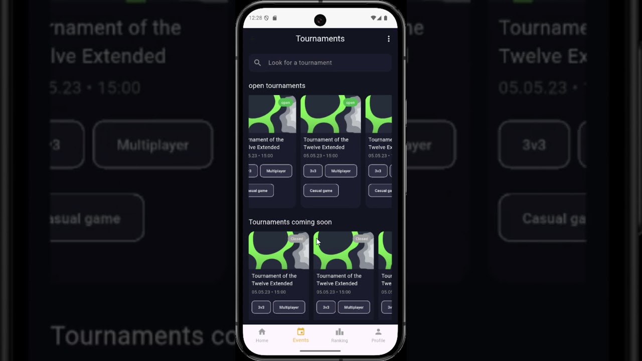 Epic Gaming Tournament App UI/UX – My Side Hustle Project!