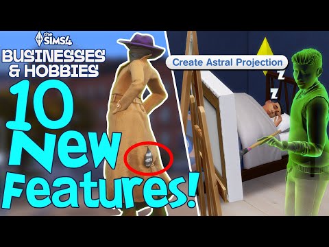 The Sims 4 Businesses & Hobbies: 10 FEATURES You Might Not Know!