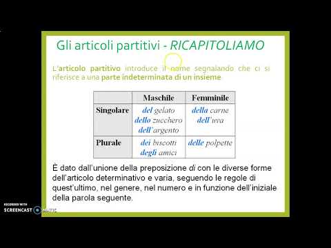 Articoli partitivi